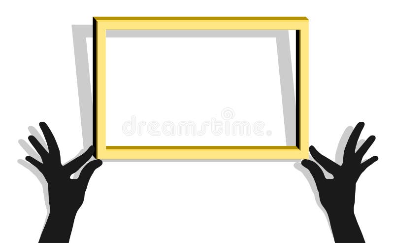 Museum frame stock vector. Illustration of album, gold - 24284565