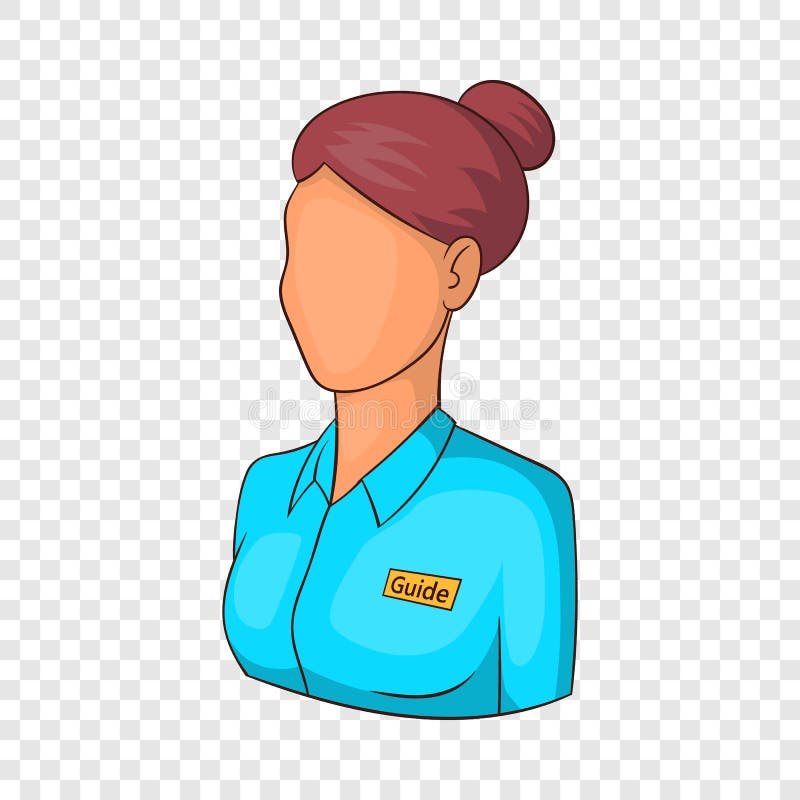 Museum Guide Icon, Cartoon Style Stock Vector - Illustration of ...