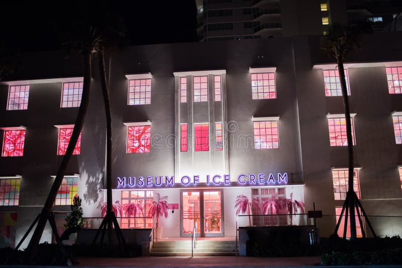 Museum of Ice Cream in Miami Beach. Editorial Photography - Image of ...