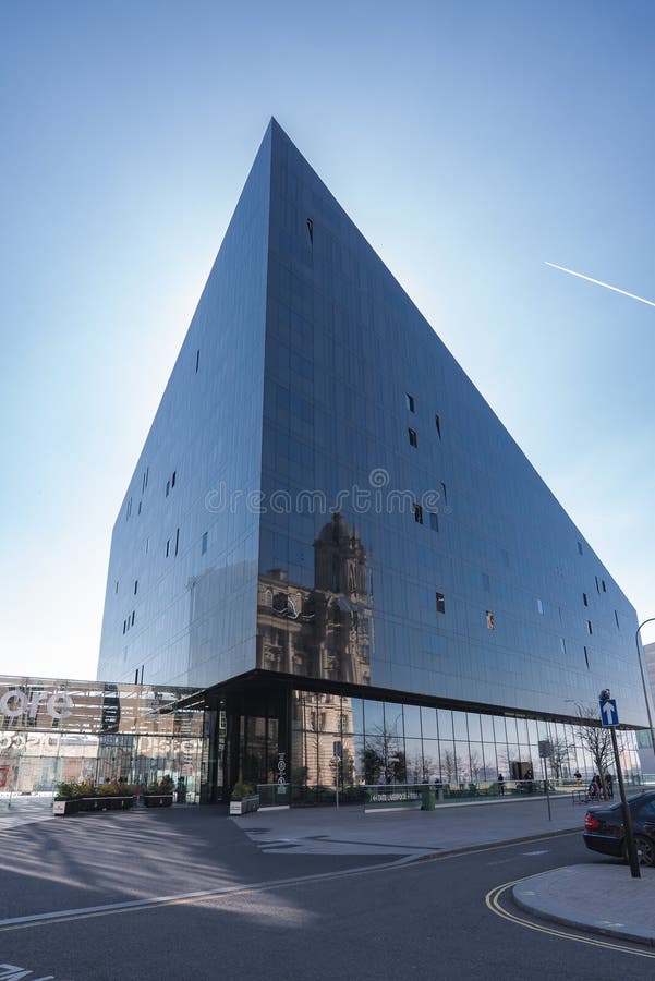 Museum of Liverpool with Reflective Facade and Clear Blue Sky Editorial ...