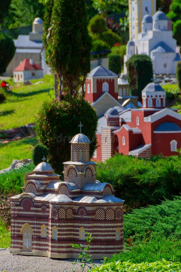 Museum of Miniature Monasteries of Serbia in the Open Editorial Photo ...