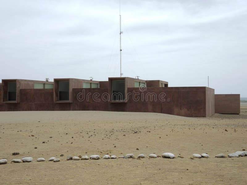 Museum in the Natural Park Paracas. Editorial Photo - Image of ecology ...
