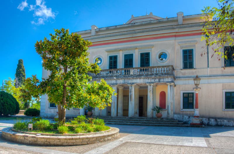 Museum of Palaiopolis - Mon Repos at Corfu, Greece Editorial Stock ...