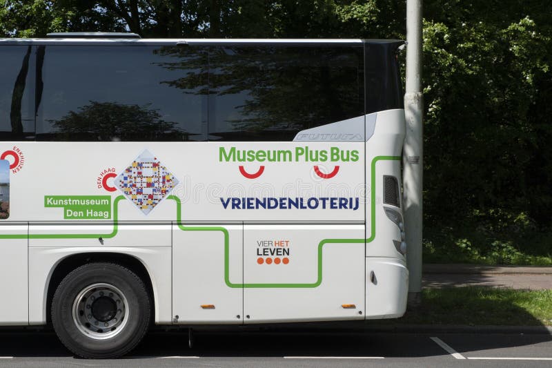 Museum Plus Bus Touring Car at Amsterdam the Netherlands 2-5-2024 ...