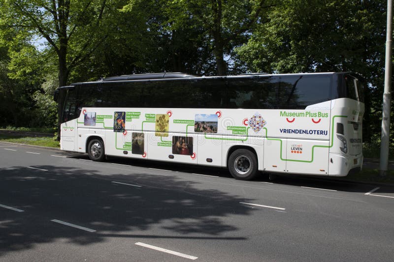 Museum Plus Bus Touring Car at Amsterdam the Netherlands 2-5-2024 ...