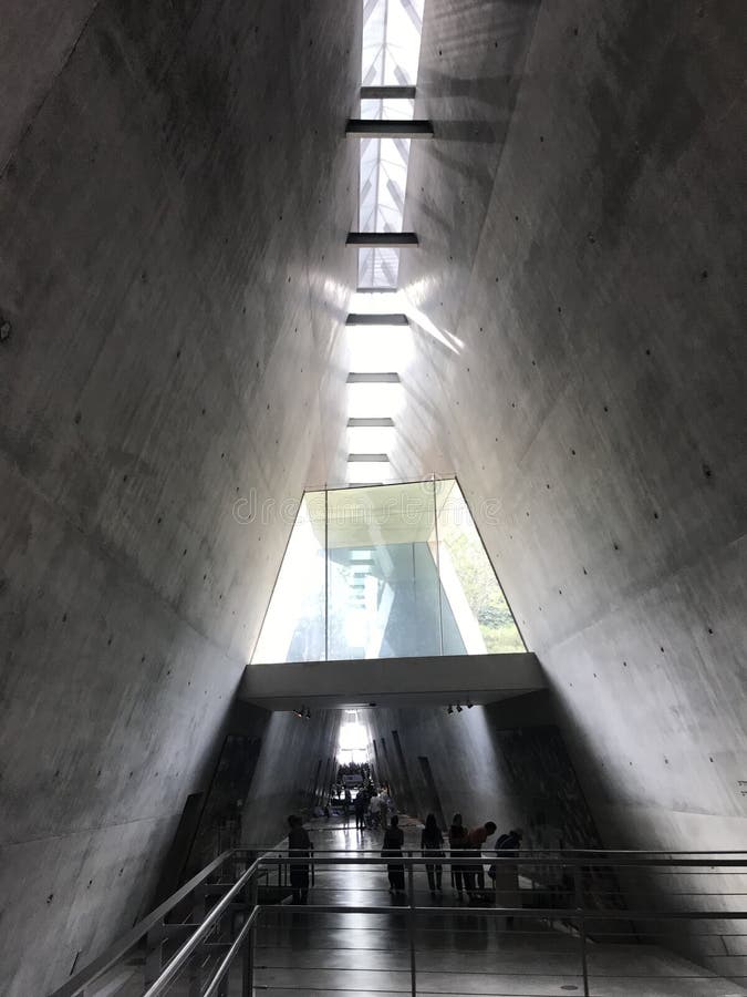 The Whole Inside View of Architectural Design of Yad Vashem, Jerusalem ...