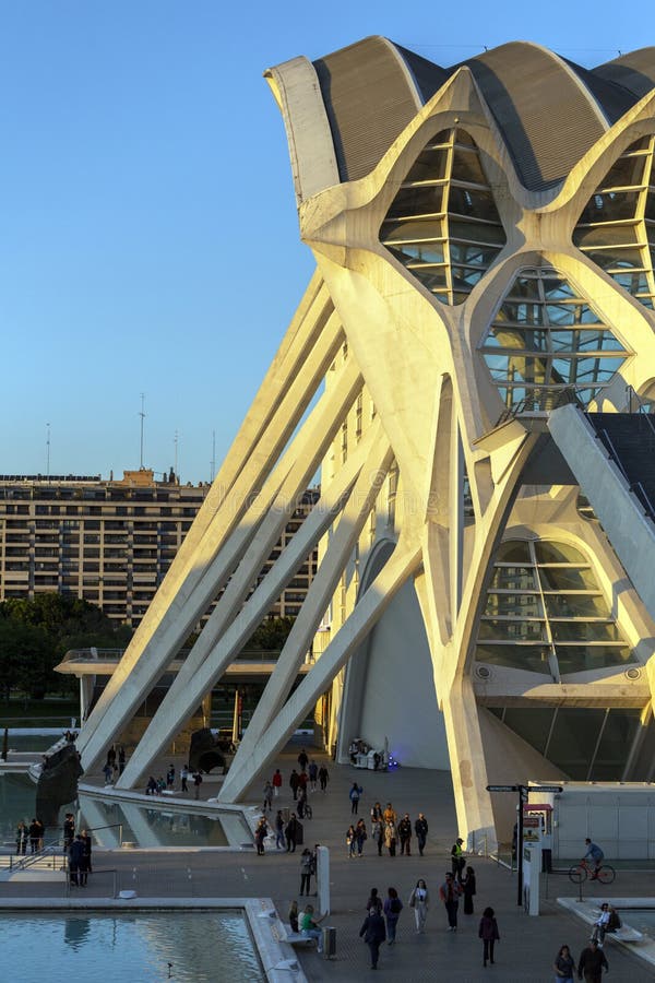 The Museum of Science at the City of Arts and Sciences in Valencia ...
