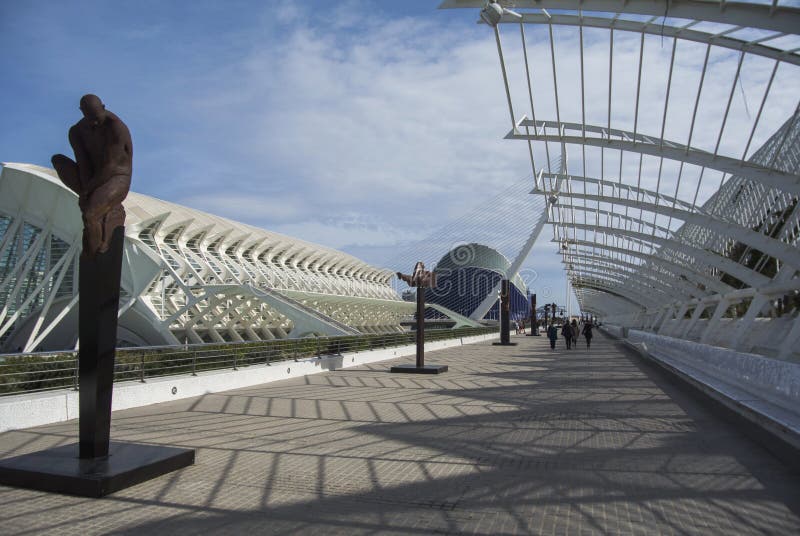 Museum of Science Prince Felipe, Valencia, Spain, Editorial. Editorial ...