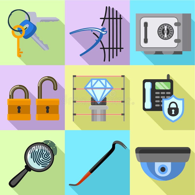 Museum Security Guard Icon, Outline Style Stock Vector - Illustration ...