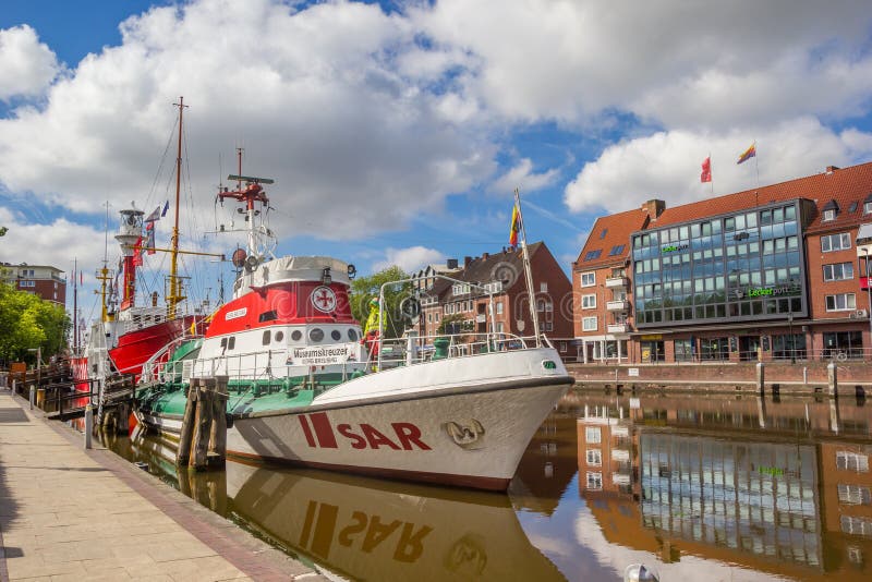 Museum Ship Georg Breusing at the Quay in Emden Editorial Photo - Image ...
