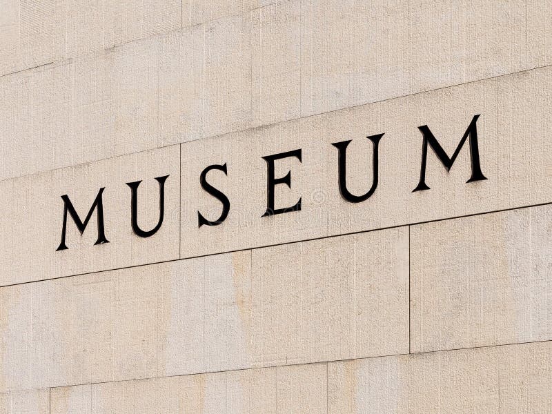 Museum Sign stock image. Image of letters, cultural, characters - 59683311