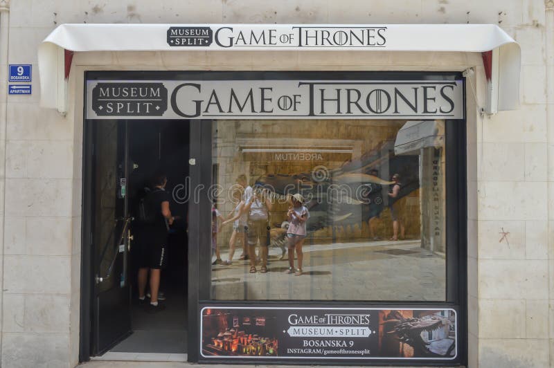 Museum and Souvenir Shop of Game of Thrones in Split Editorial ...