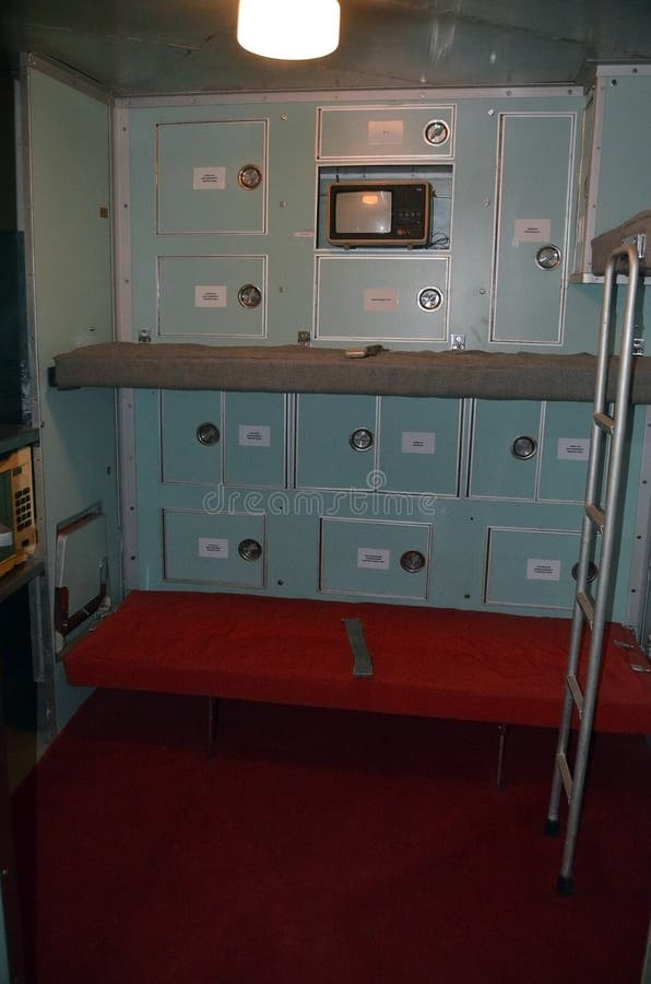 Control Console of Launch.Bunker for Launch SS-18 Satan Team. Editorial ...