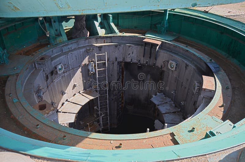 Launch mine SS-18 Satan. editorial image. Image of bunker - 100383820