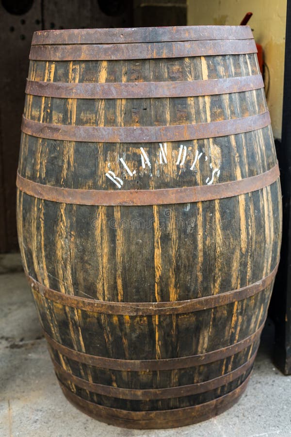 The Museum - Storage of Expensive Vintage Wine Madera. Huge Barrels are ...