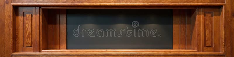 Museum Style Frame, Realistic Wood Grain, Asymmetric Design ...