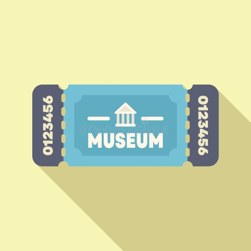 Museum Ticket Admit One Allowing Entry for Viewing Exhibits Stock ...