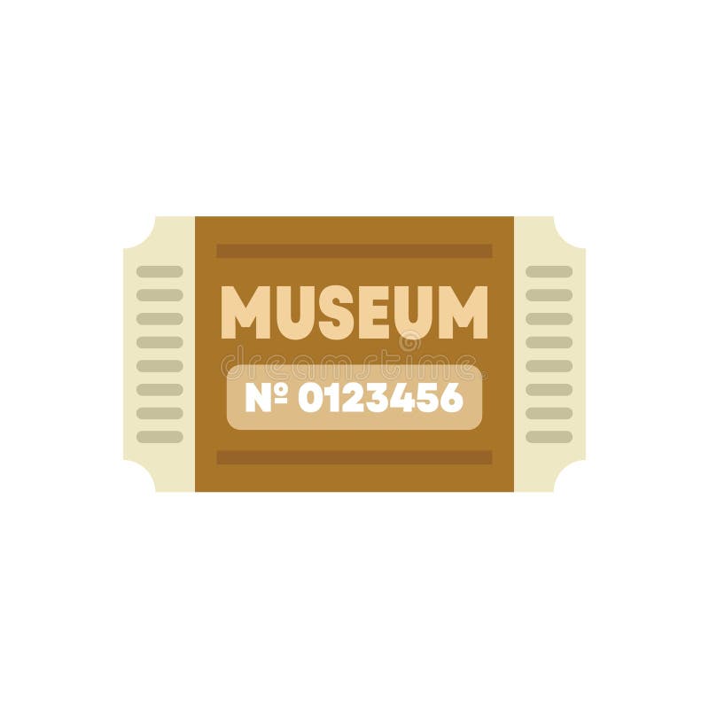 Museum Ticket Admitting Access To Cultural Artifacts and Exhibits Stock ...