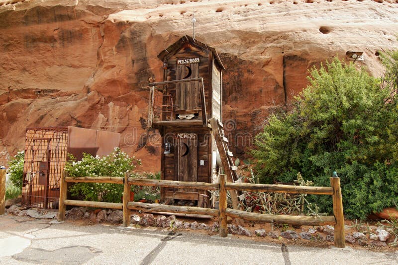 Museum of the Wild West in the Hole in the Rock. Editorial Photo ...