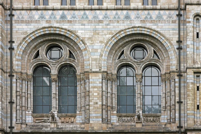 Old Museum Windows Beautifully Designed Editorial Stock Image - Image ...