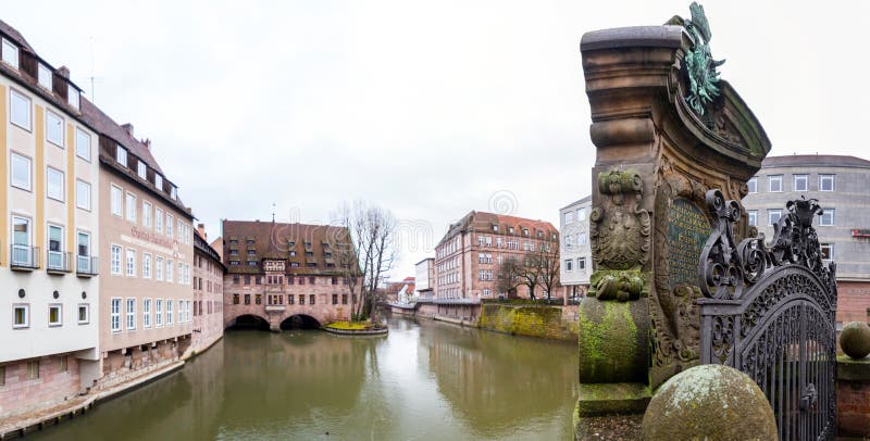 Museums Bridge is a Medieval Bridge Over Pegnitz River in Nuremberg ...