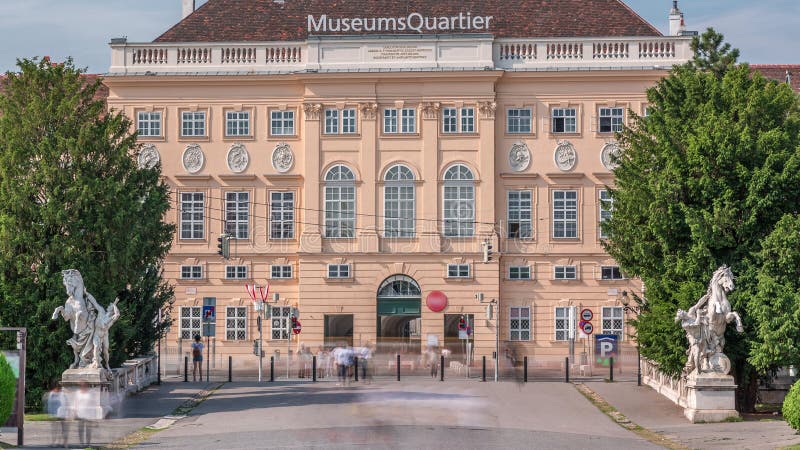 The Museumsquartier Timelapse or Museums Quartier is an Area in the ...