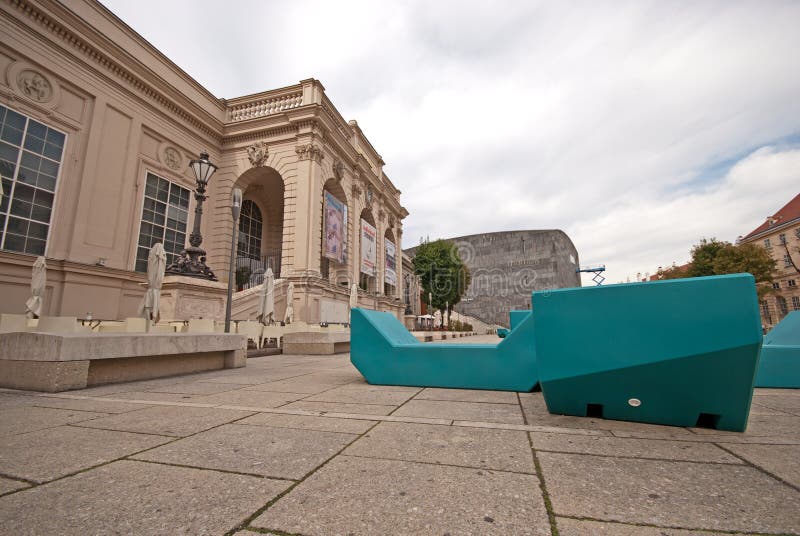 MuseumsQuartier Wien Restored Area of Historic & Modern Buildings ...