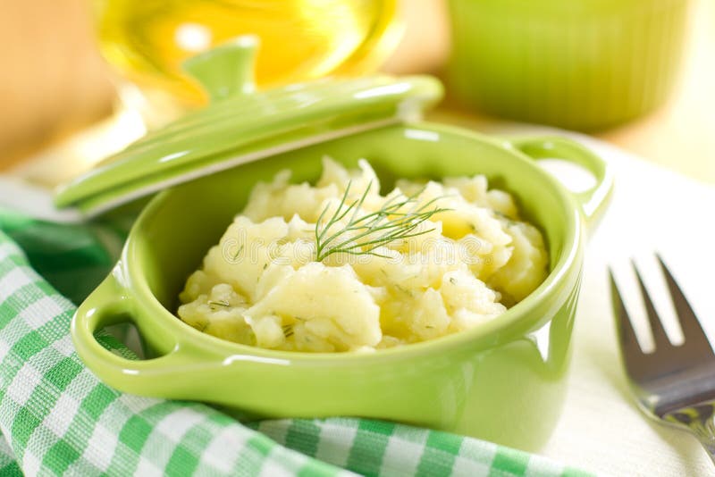 Mushed potato stock image. Image of milk, bowl, creamy - 25503839