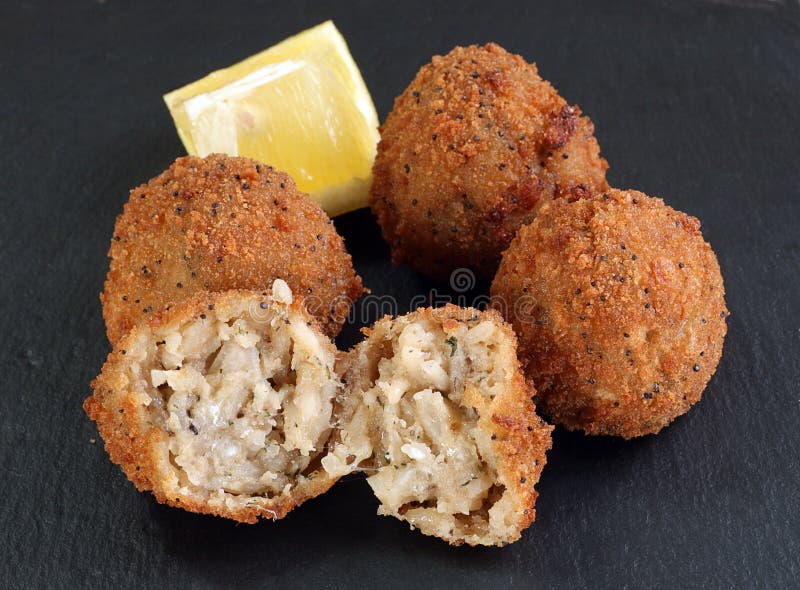 Mushroom arancini stock image. Image of delicious, golden - 116653951
