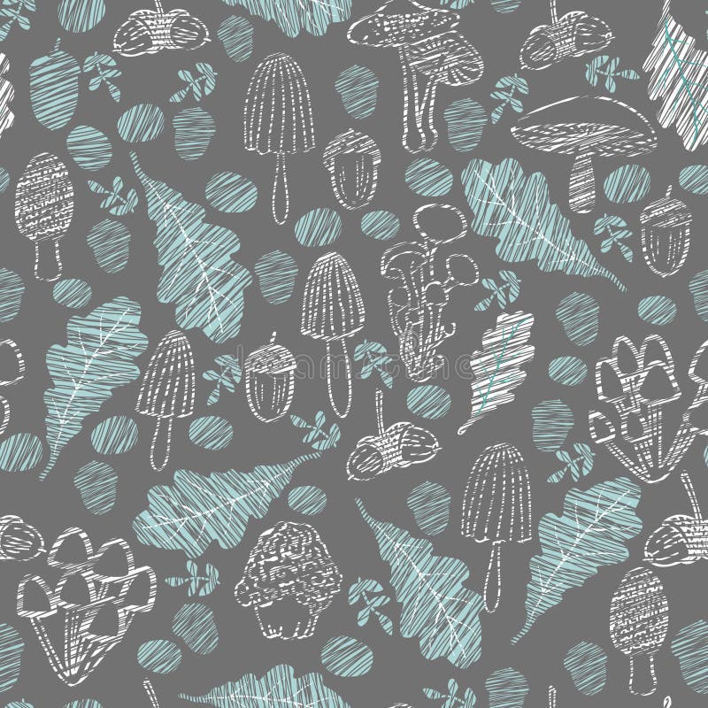 Mushroom background stock vector. Illustration of nature - 23152951