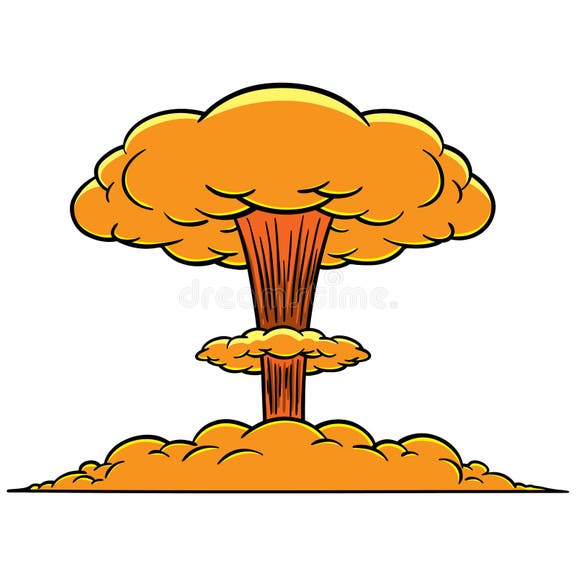 Mushroom Cloud stock illustration. Illustration of mushroom - 72949249