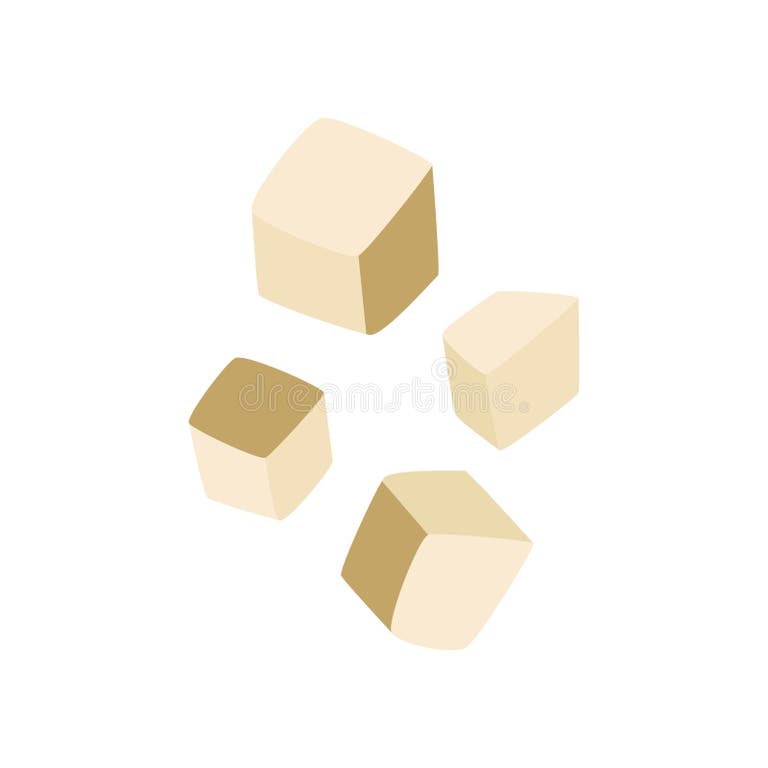 Mushroom Cube Slices Composition Stock Vector - Illustration of icon ...