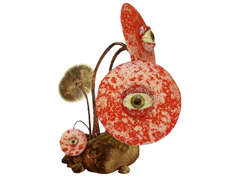 Mushroom eye stock illustration. Illustration of fungus - 23991105