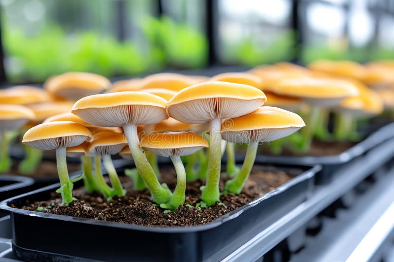 Mushroom Farm Mycelium, Colonization, and Controlled Environment Shown ...