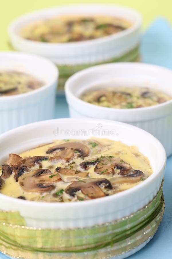Mushroom gratin stock photo. Image of french, meal, bowl - 18635018