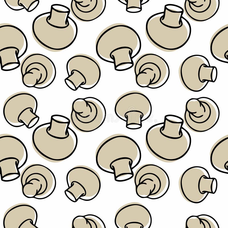 Mushroom pattern stock vector. Illustration of number - 267315557