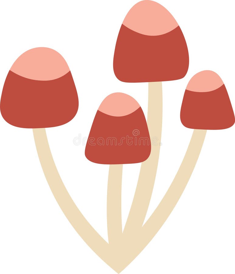 Mushroom Plants Icon stock vector. Illustration of natural - 307947035