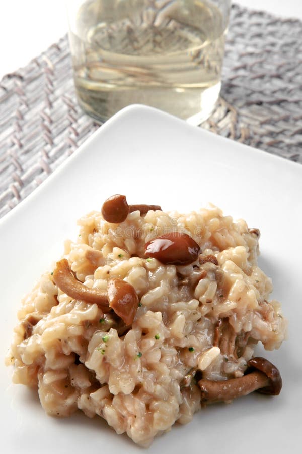 Mushroom risotto stock image. Image of risotto, delicious - 17475933