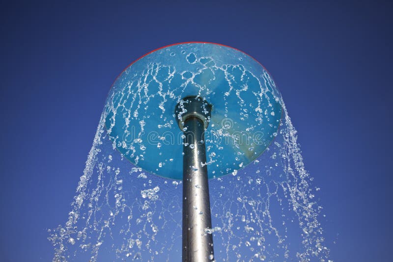 Mushroom in water park stock photo. Image of splash, water - 20913826