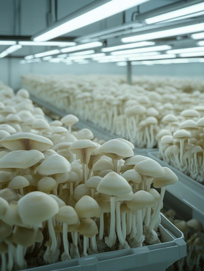 Mushrooms Growing in Room stock image. Image of botanies - 378316157