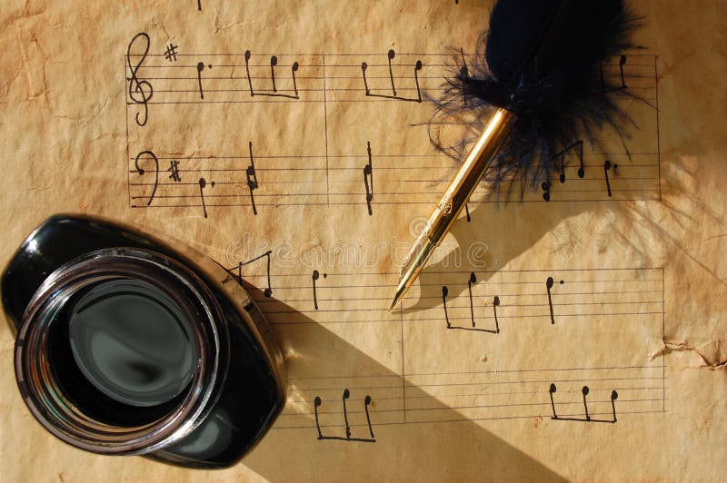 Music Score Manuscript Pen Stock Photos - Free & Royalty-Free Stock ...