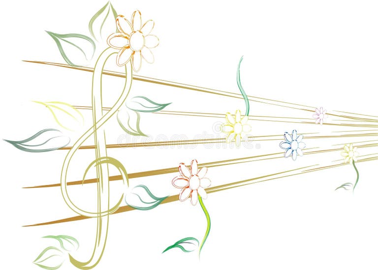 Musical Flower Stock Illustrations – 11,409 Musical Flower Stock ...