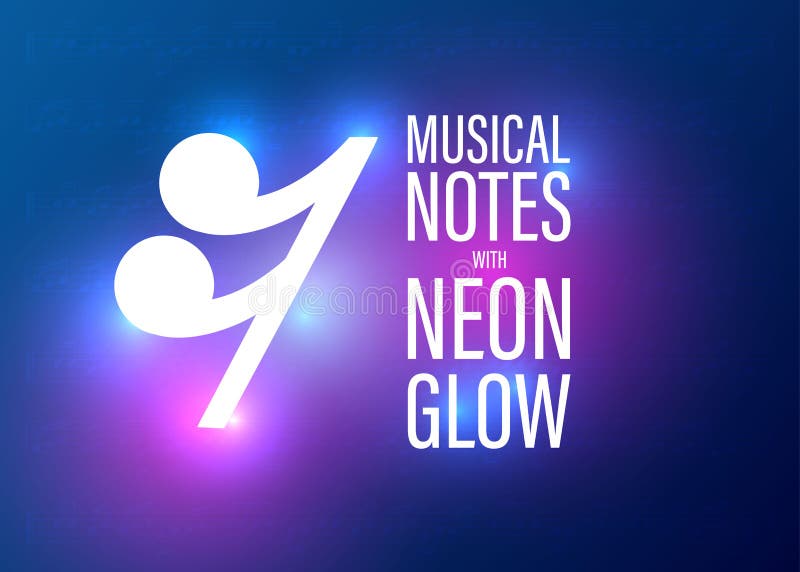 Neon Musical Notes Stock Illustrations – 1,180 Neon Musical Notes Stock ...