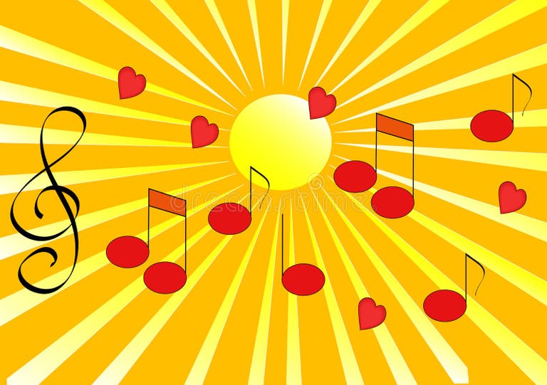 Sunset Music Notes Stock Illustrations – 145 Sunset Music Notes Stock ...