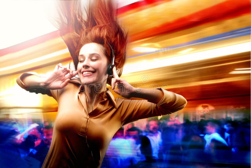 Music stock photo. Image of disco, smile, dance, girl - 4581778