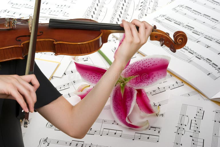 Music stock photo. Image of blossom, melody, botany, finger - 6817110
