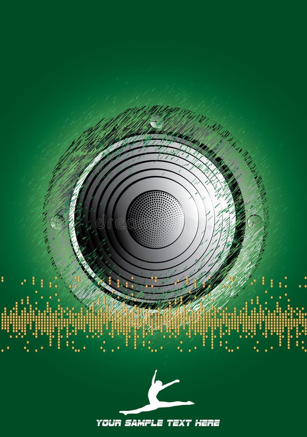 Futuristic Music Background Stock Vector - Illustration of shape ...