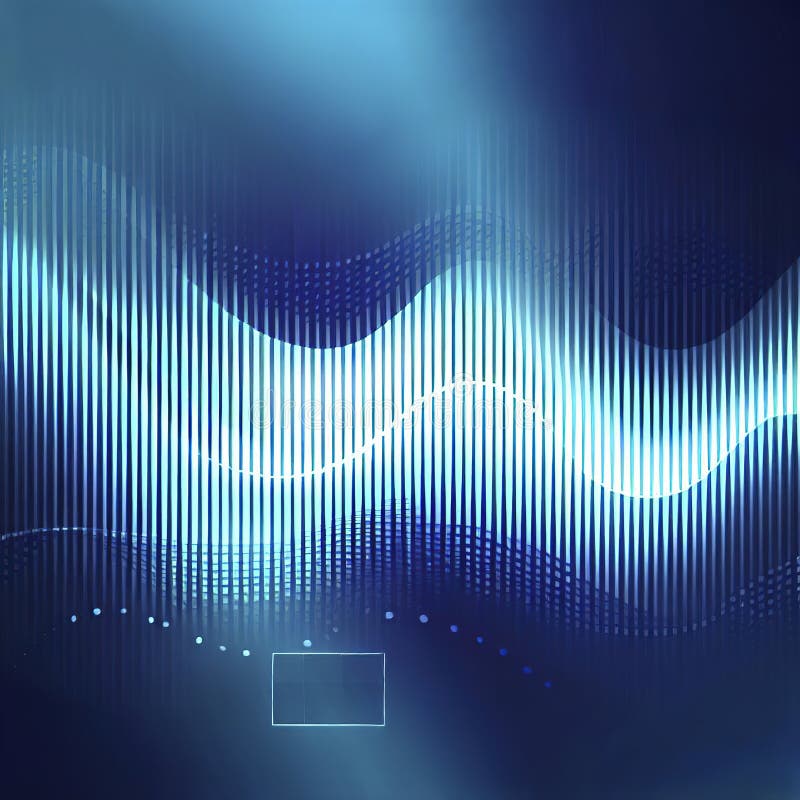 Music Abstract Background Blue. Equalizer for Music, Showing Sound ...