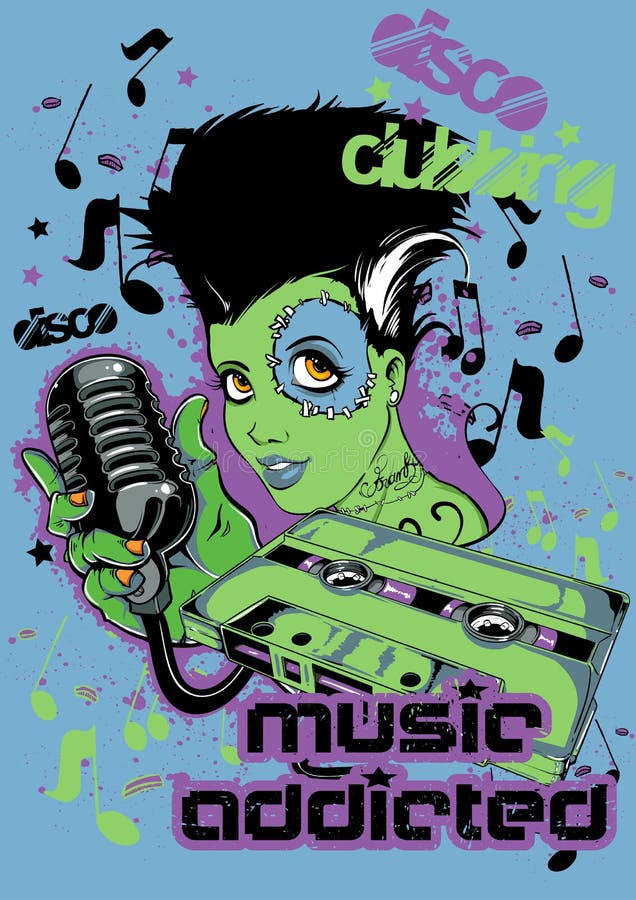 Addicted Musician Stock Illustrations – 7 Addicted Musician Stock ...