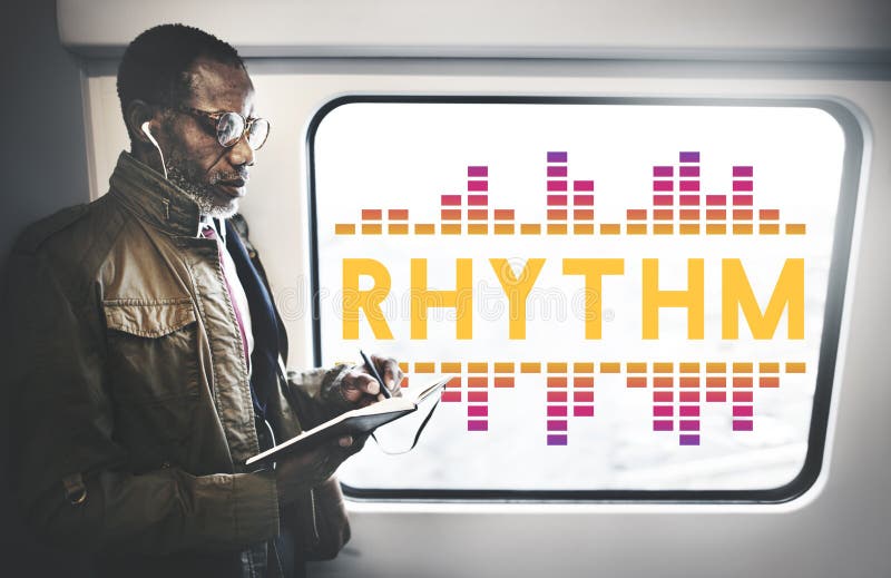 Music Audio Song Wave Graphic Concept Stock Image - Image of standing ...